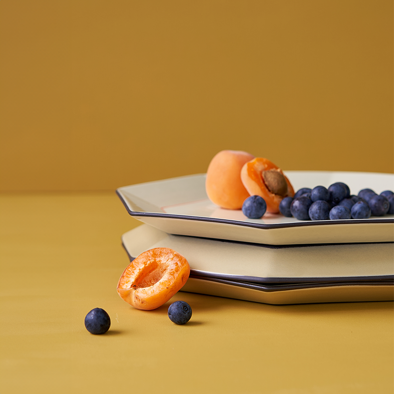 Dish and Plate - BLACK BLAZE