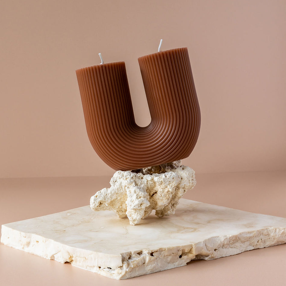 Pillar Candle - BLACK BLAZE